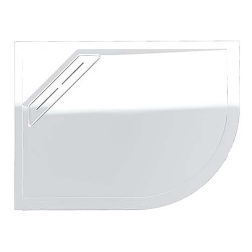 Shower Trays Kudos Kstone 1000 X 1000mm Quadrant Slip Resistant Grey