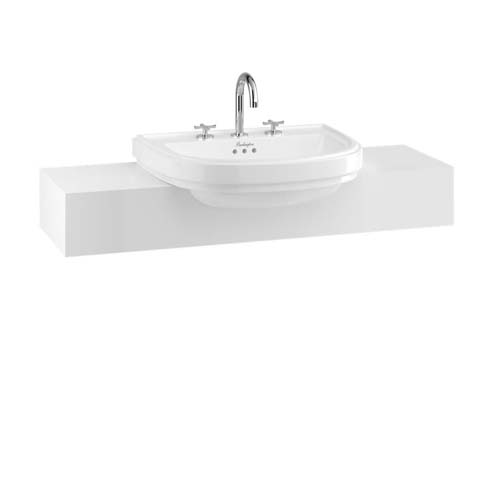 Inset / Recessed Basins | Roca Victoria Maxi 600mm Semi-Recessed Vanity ...
